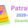 Patrak A Download For Std 3 to 5 and Std 6 to 8 In Excel and Pdf ...
